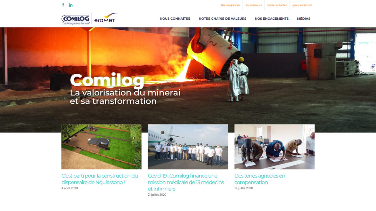 Le site web Comilog fait peau neuve ! - Comilog