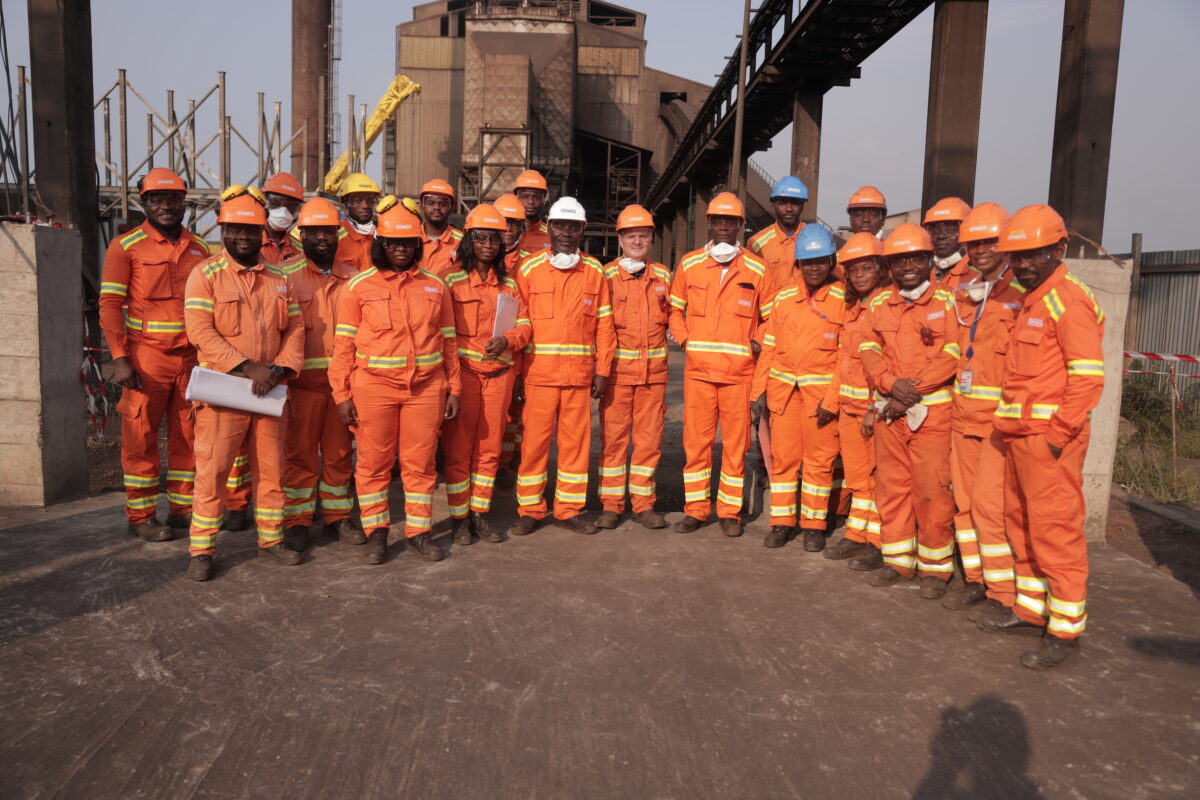 VISITE DU GÉNÉRAL DOUDOU LENGOMA Jean Hilaire, NOUVEAU PCA DE COMILOG - Comilog